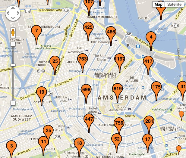 Server Side Clustering Of Geo Points On A Map Using Elasticsearch Trifork Blog