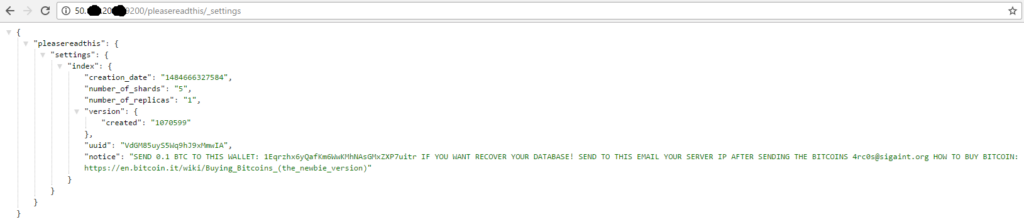 Public Elasticsearch Clusters Are Being Held Ransom Trifork Blog 6836